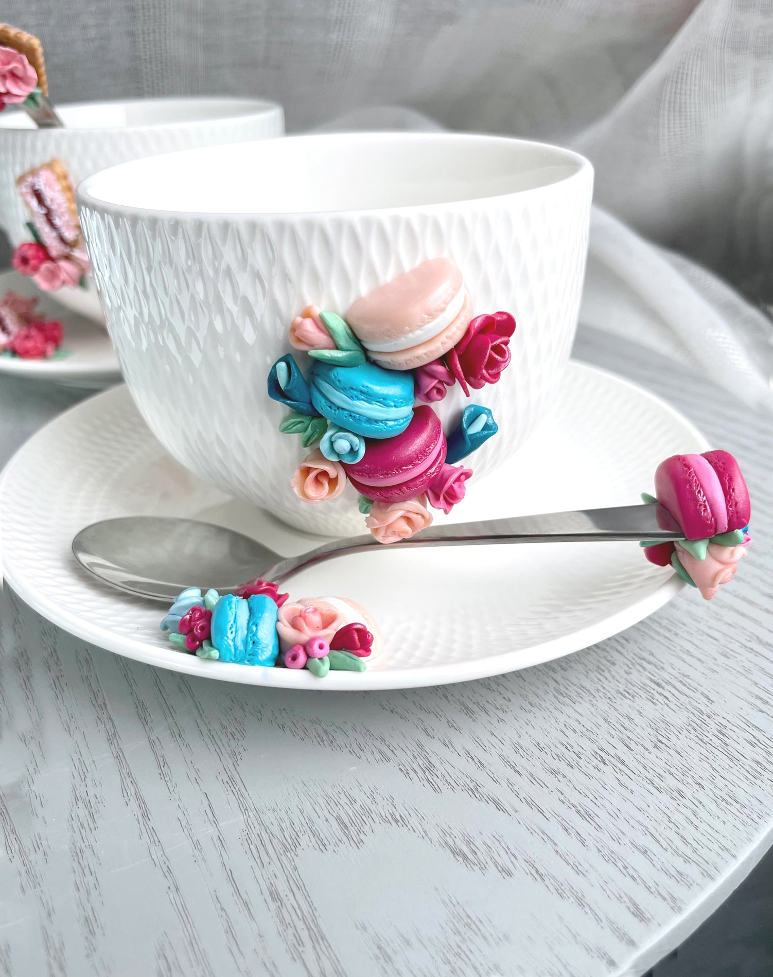 Macaroon teacup set – moniqueinbrisbane